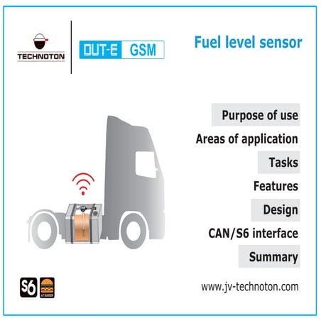 DUT-E GSM Fuel level sensor | PDF