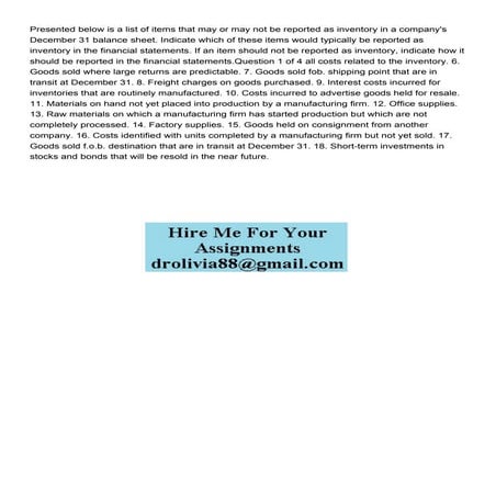 Presented below is a list of items that may or may not be re.pdf