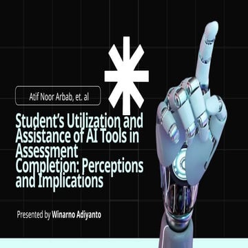 Student’s Utilization and Assistance of AI Tools in Assessment ...
