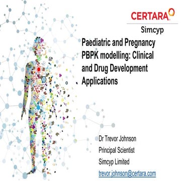 Pediatric & Pregnancy PBPK modelling: Clinical & Drug Development Applications | PPTX