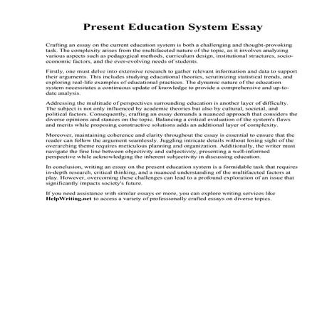 Present Education System Essay.pdf
