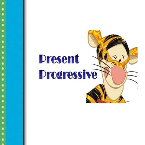 Presente progressive intro | PPTX | Fitness and Exercise | Healthy Living