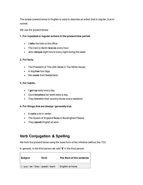 PRESENT SIMPLE TENSE..ppt