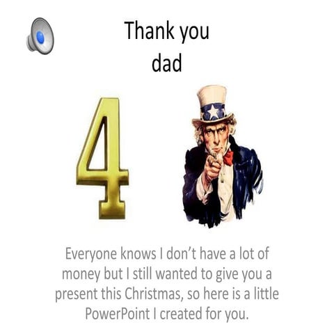 Present for dad | PPTX