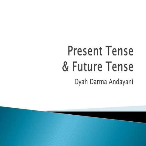 Present future simple | PPTX