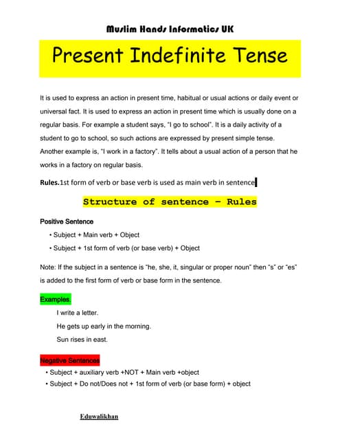 Present continuous tense pptx | PPT