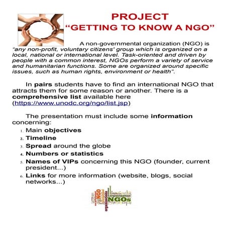 Presenting ngo | PDF