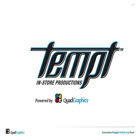 Intro to Tempt In Store Productions | PPT