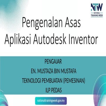 Presentation Pengenalan Asas Aplikasi Autodesk Inventor ...