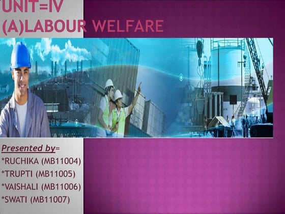 Role of welfare officer | PPTX | Human Resources | Business