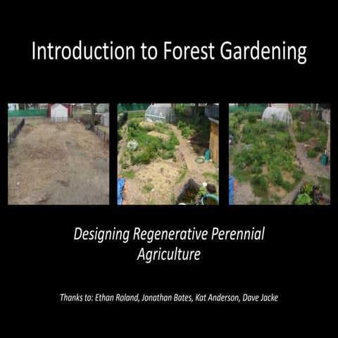 Introduction to Forest Gardening | PPTX