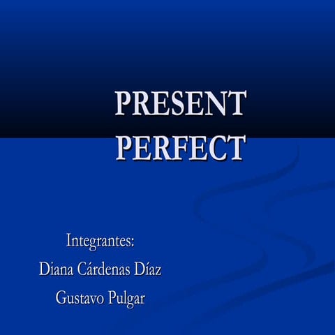 Mapa conceptual present perfect | PPTX