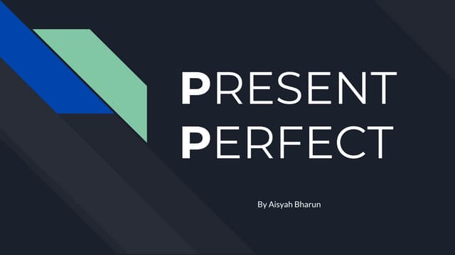 The perfect tenses | PPT