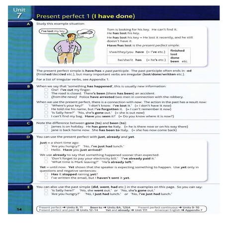 Present perfect 1 (intermediate) | PDF