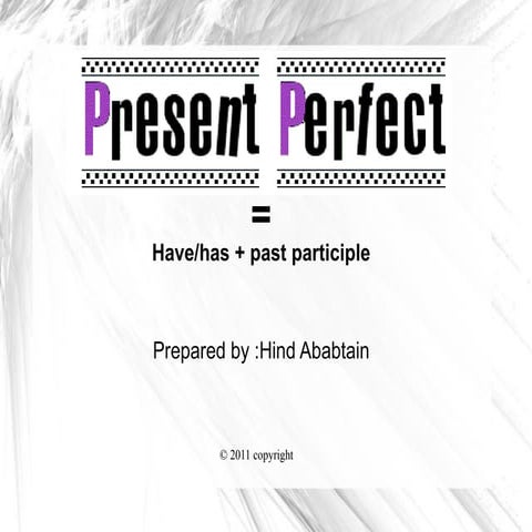 Present perfect | PPT