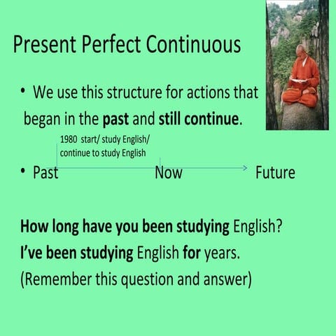 Present perfect continuous | PPT