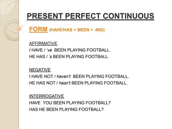 Present perfect | PPTX