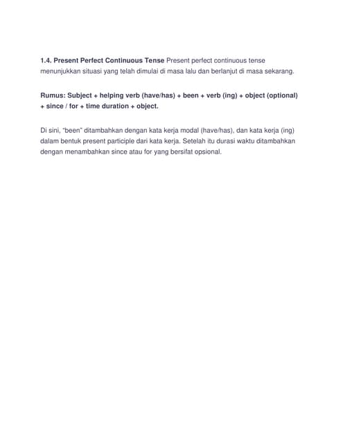 Present Continuous Tense.docx1111111111111 | PDF