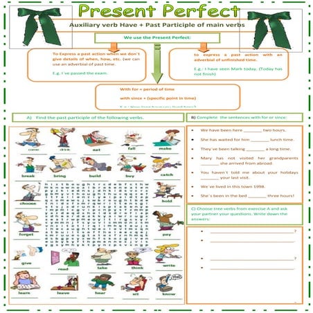 Present perfect + for and since | DOC