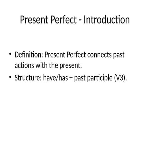 present perfect.ppt