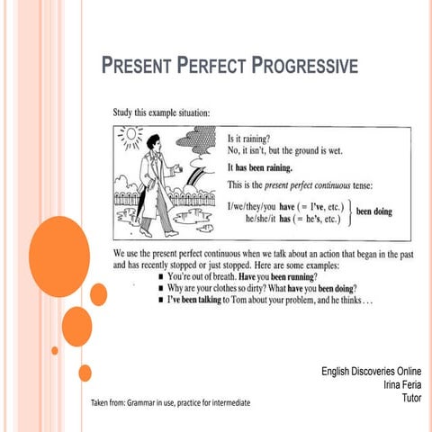 Present perfect progressive | PPT