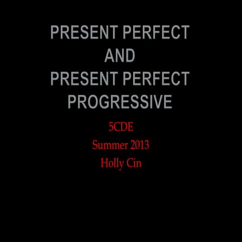 Present Perfec | PPT