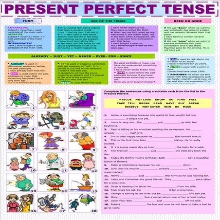 Present perfect simple | PDF