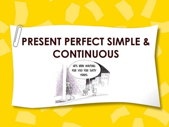 Simple past vs. present perfect tense | PPT