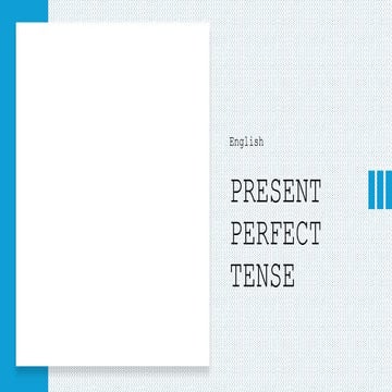 English ESL For PRESENT PERFECT TENSE.pptx