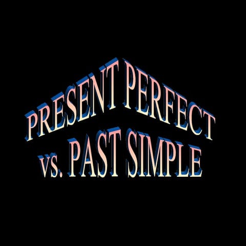 Present perfect vs past simple | PPT