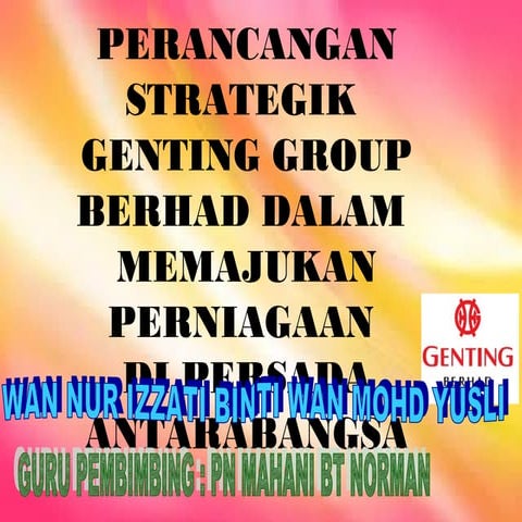 GENTING GROUP | PPT