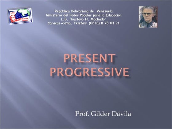 Present progressive | DOCX
