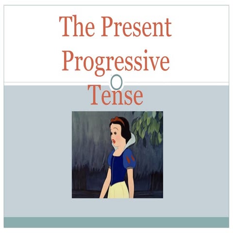 Present progressive | PPT