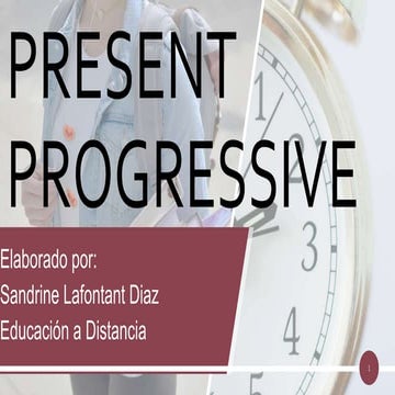 Present progressive | PPT