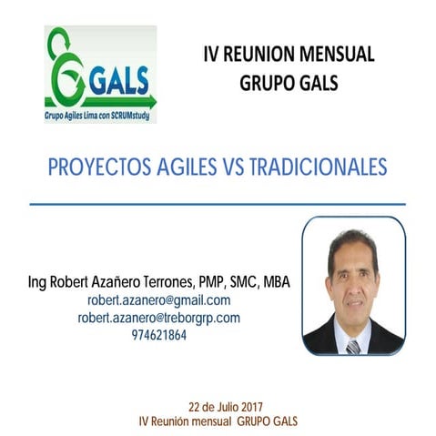 Robert Azañero Terrones, Pmp, Samc, Smc, Mba, Em Eng presentations