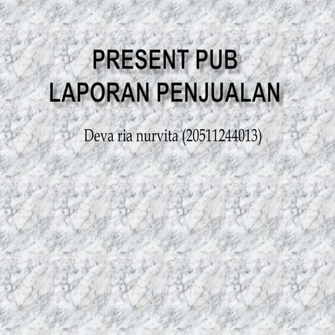 Present pub | PPTX
