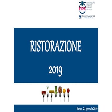 Rapporto Ristorazione 2019 | PPTX