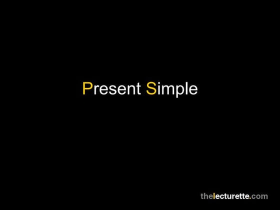 PRESENT SIMPLE TENSE..ppt