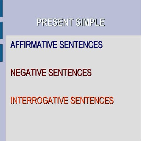 Present simple | PPT