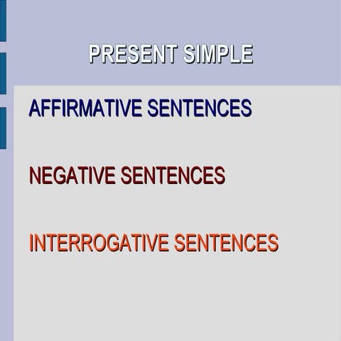 Present simple | PPT