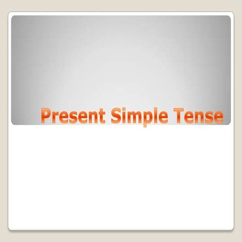 Present simple | PPT