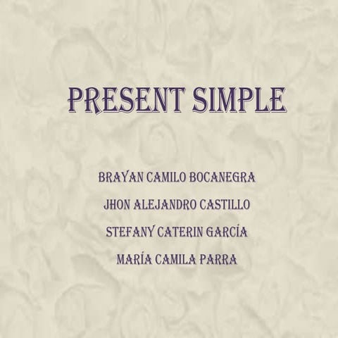 Present simple | PPT