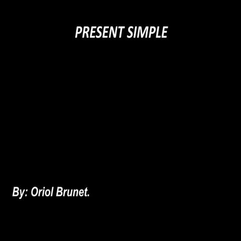 Present simple | ODP