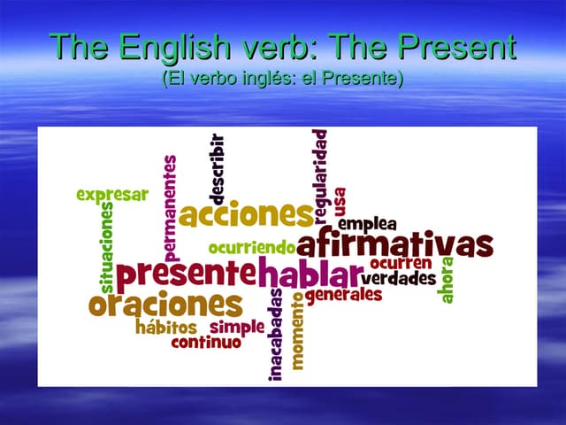 Presentación verbo to be | PPSX