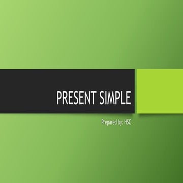 Present simple | PPT
