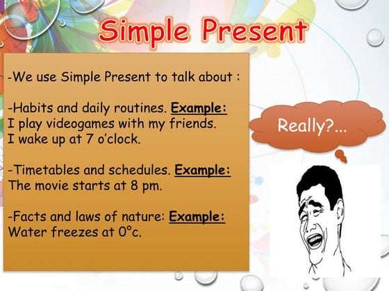 Simple Present Task | PPT