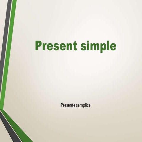 Present simple | PPTX