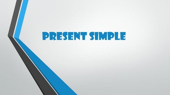 Present simple Tense | PPT