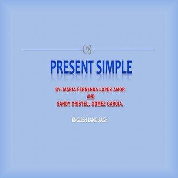 Present simple | PPT