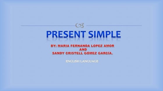 Simple present | PPT